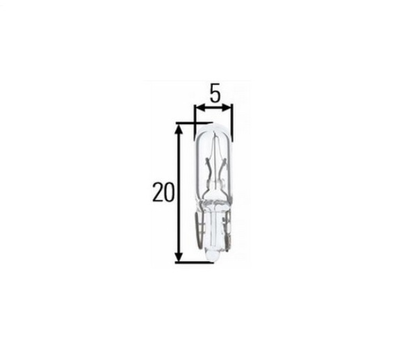 HELLA W1,2W 12V 1.2W W2x4,6d - Крушки | Original.bg