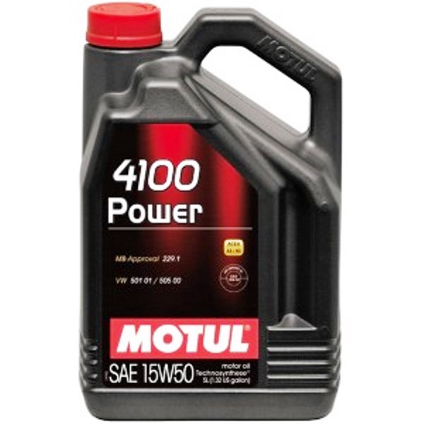 Моторно масло【 Motul 4100 POWER 15W-50 5L 】 | Original.bg